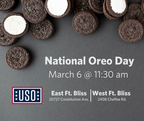 National Oreo Day • USO El Paso